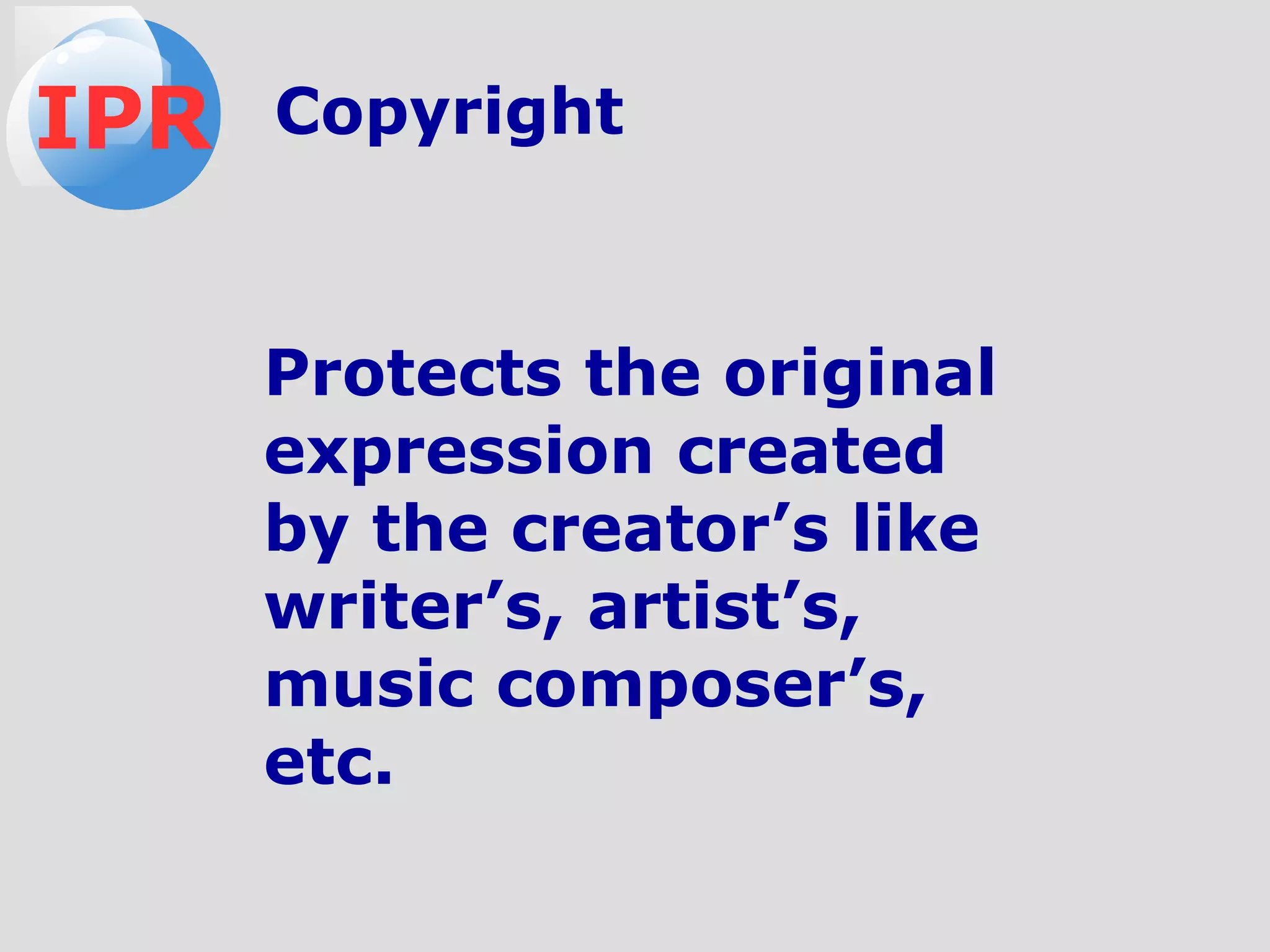 Intellectual Property Right (IPR) - Copyright and Related Rights | PDF