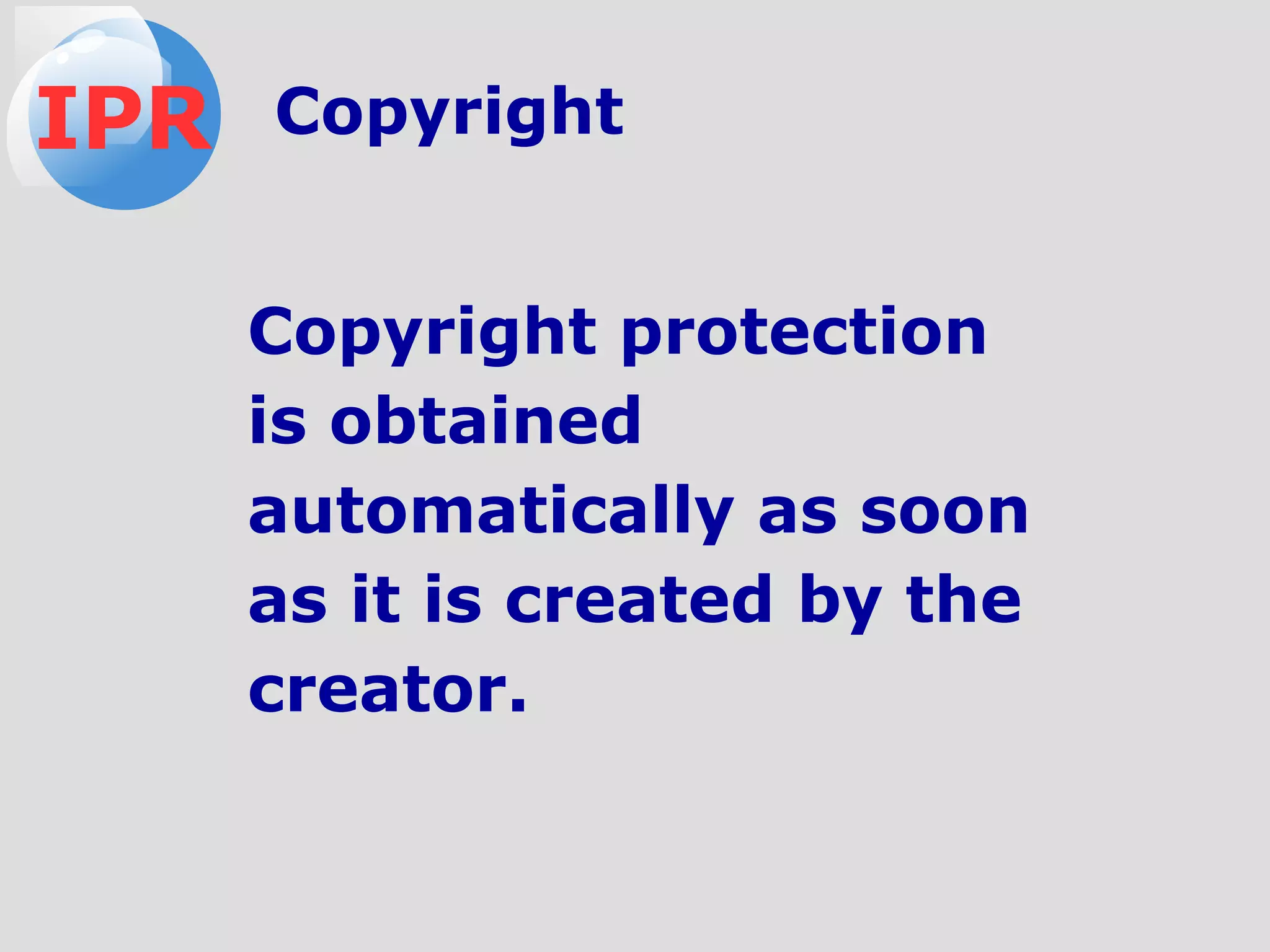 Intellectual Property Right (IPR) - Copyright and Related Rights | PDF
