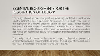 Registration of Design by Aakash Tiwari | PPTX | Desktop Publishing ...