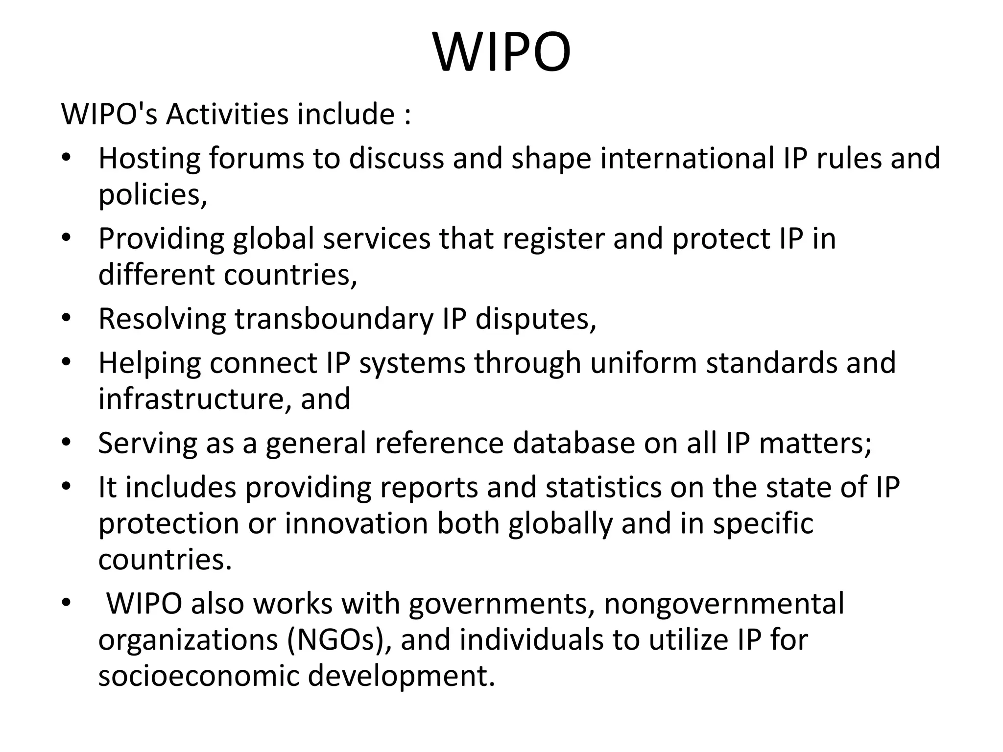 Intellectual property rights lecture.it contain general introduction ...