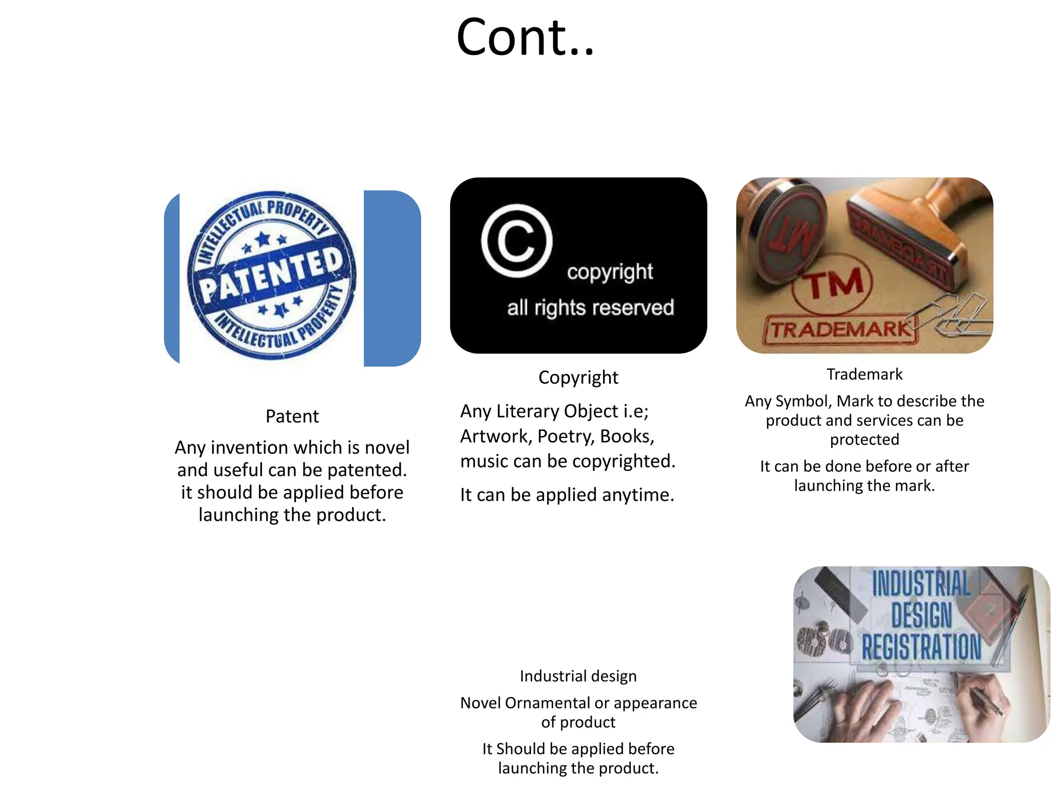 Intellectual property rights lecture.it contain general introduction ...