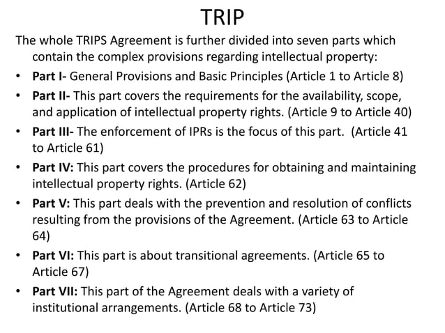 Intellectual property rights lecture.it contain general introduction ...