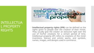IPR (Intellectual Property Rights) .pptx