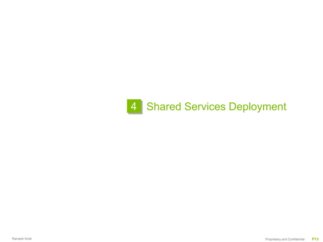 Framework for shared services | PDF