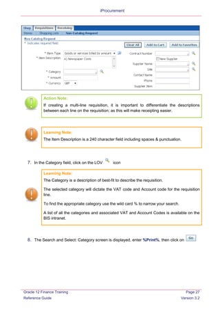 iProcurement Reference Guide | PDF