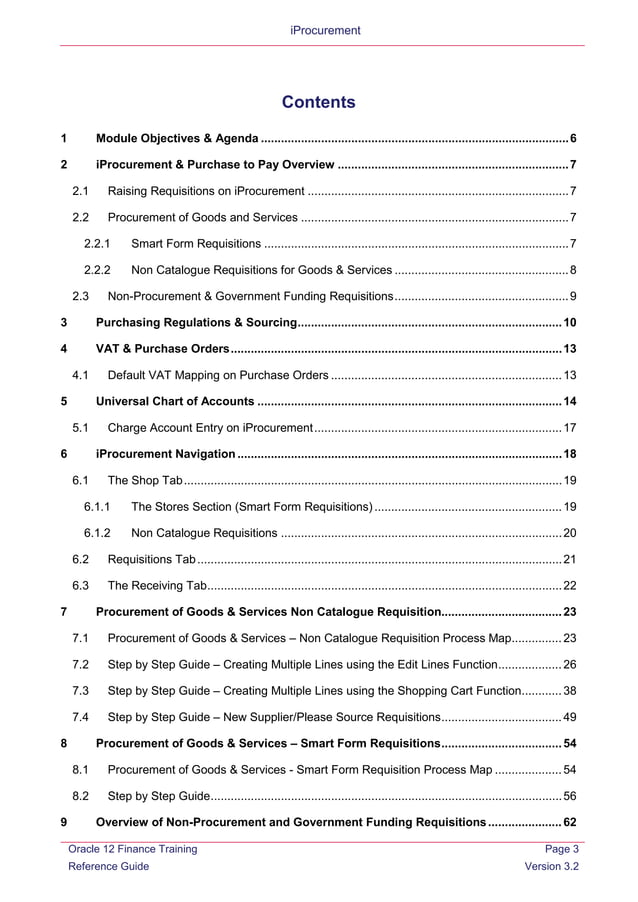 iProcurement Reference Guide | PDF