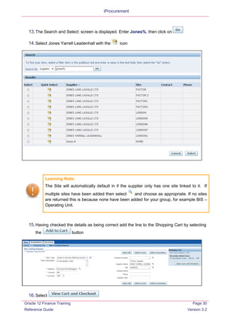iProcurement Reference Guide | PDF