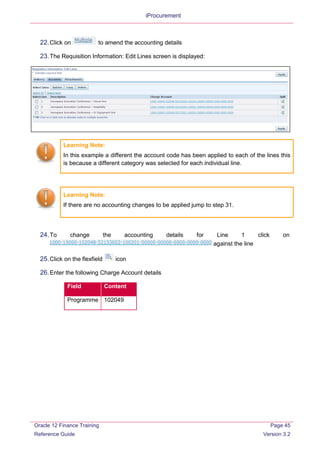 iProcurement Reference Guide | PDF