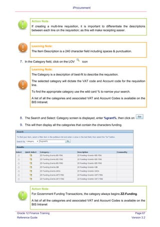 iProcurement Reference Guide | PDF