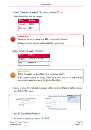 iProcurement Reference Guide | PDF