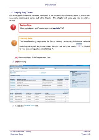 iProcurement Reference Guide | PDF