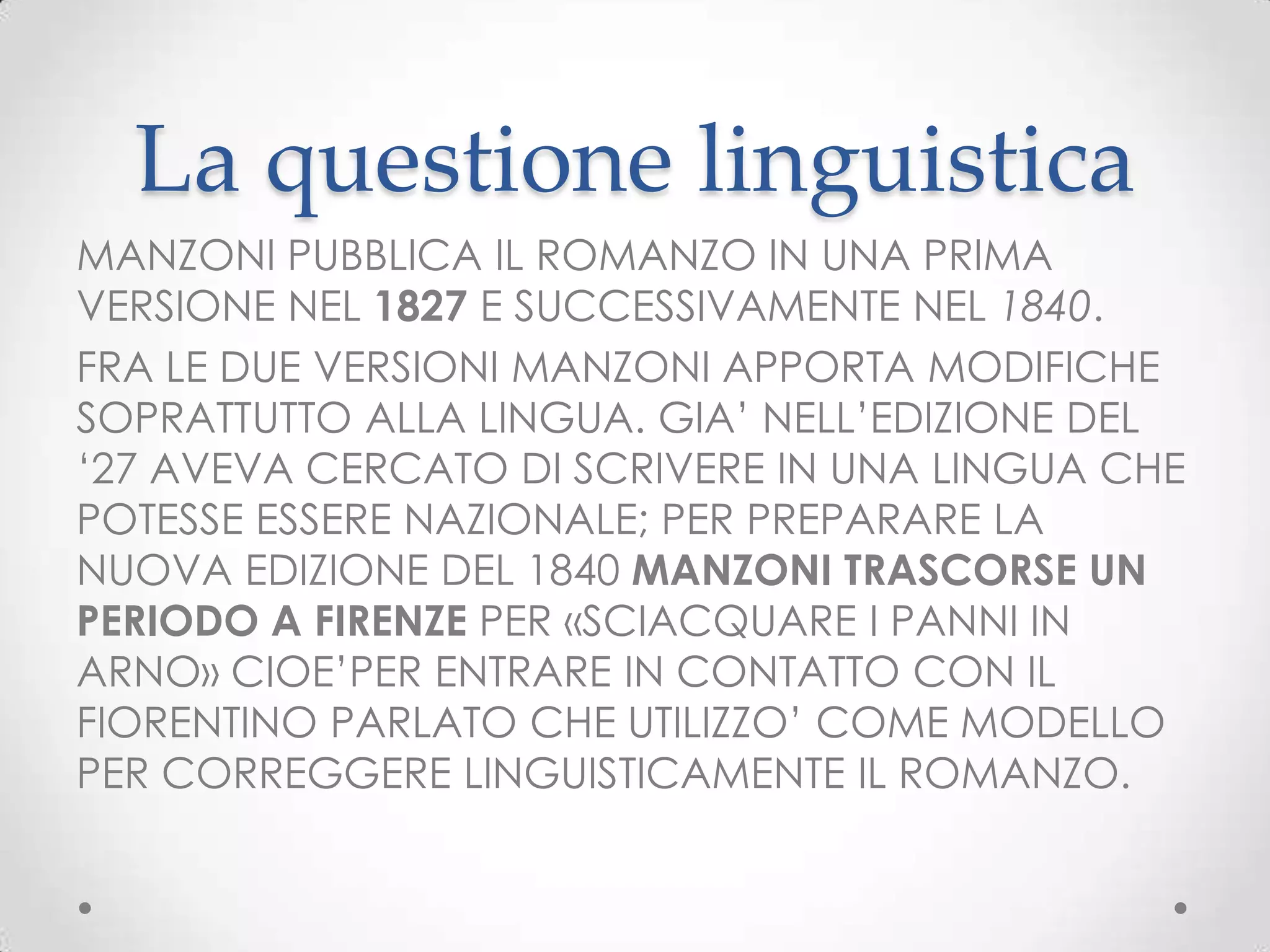 I promessi sposi | PPTX