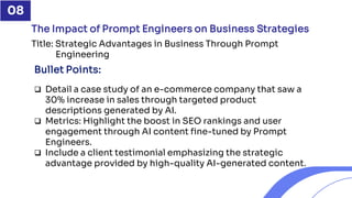 Prompt Enigineering & Innovative Role of a Prompt Engineer in Present ...