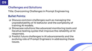 Prompt Enigineering & Innovative Role of a Prompt Engineer in Present ...