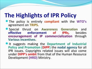 Ipr policy | PPT