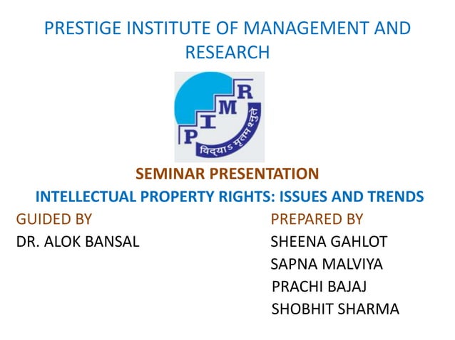 Ipr ppt | PPT