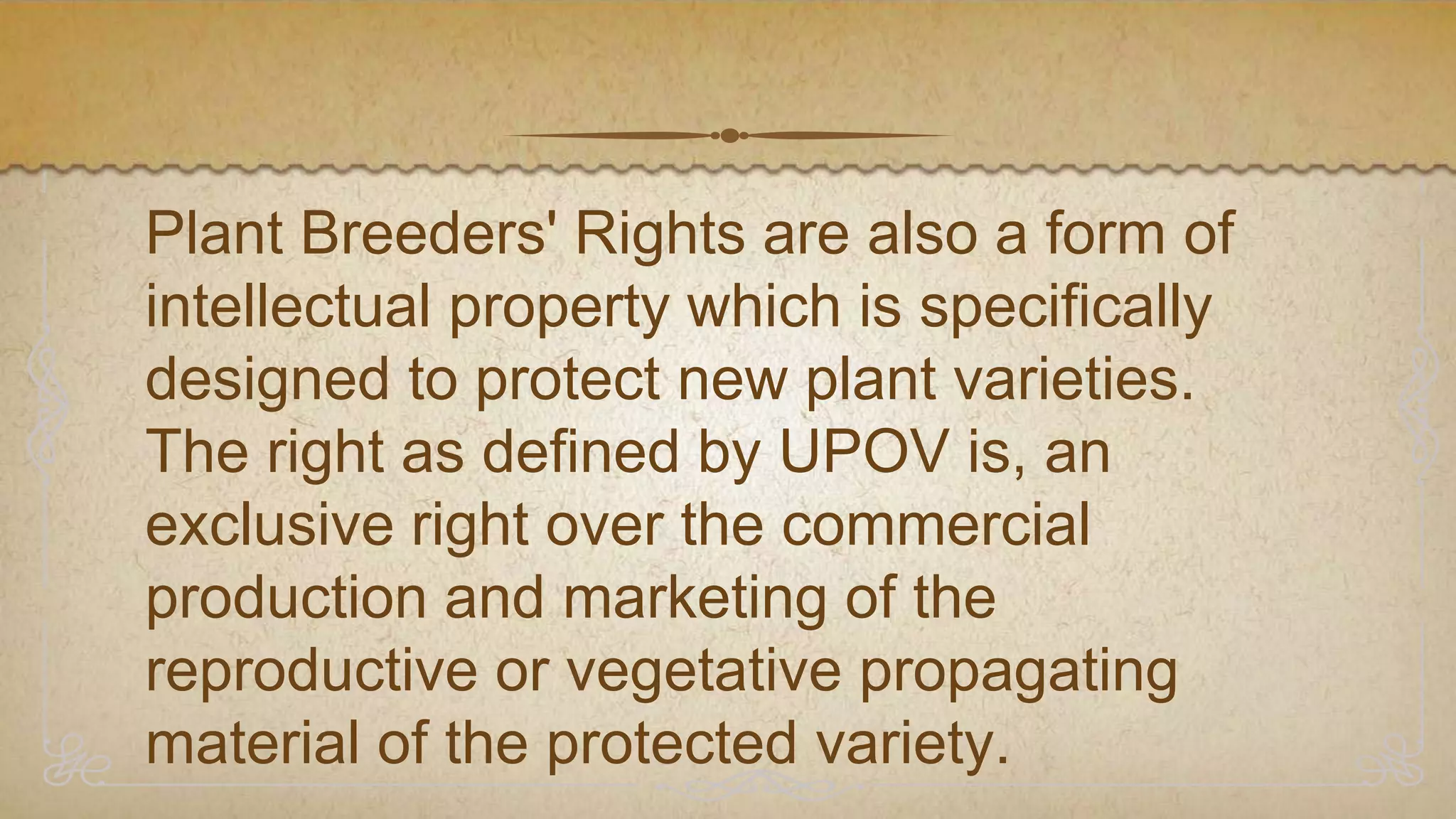 IPR in breeding | PPTX