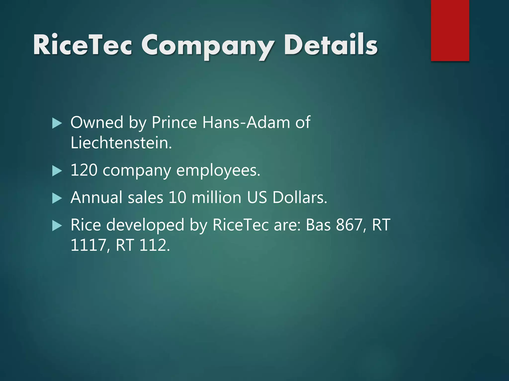 Case Study on Basamati Rice Patent Battle | PPTX