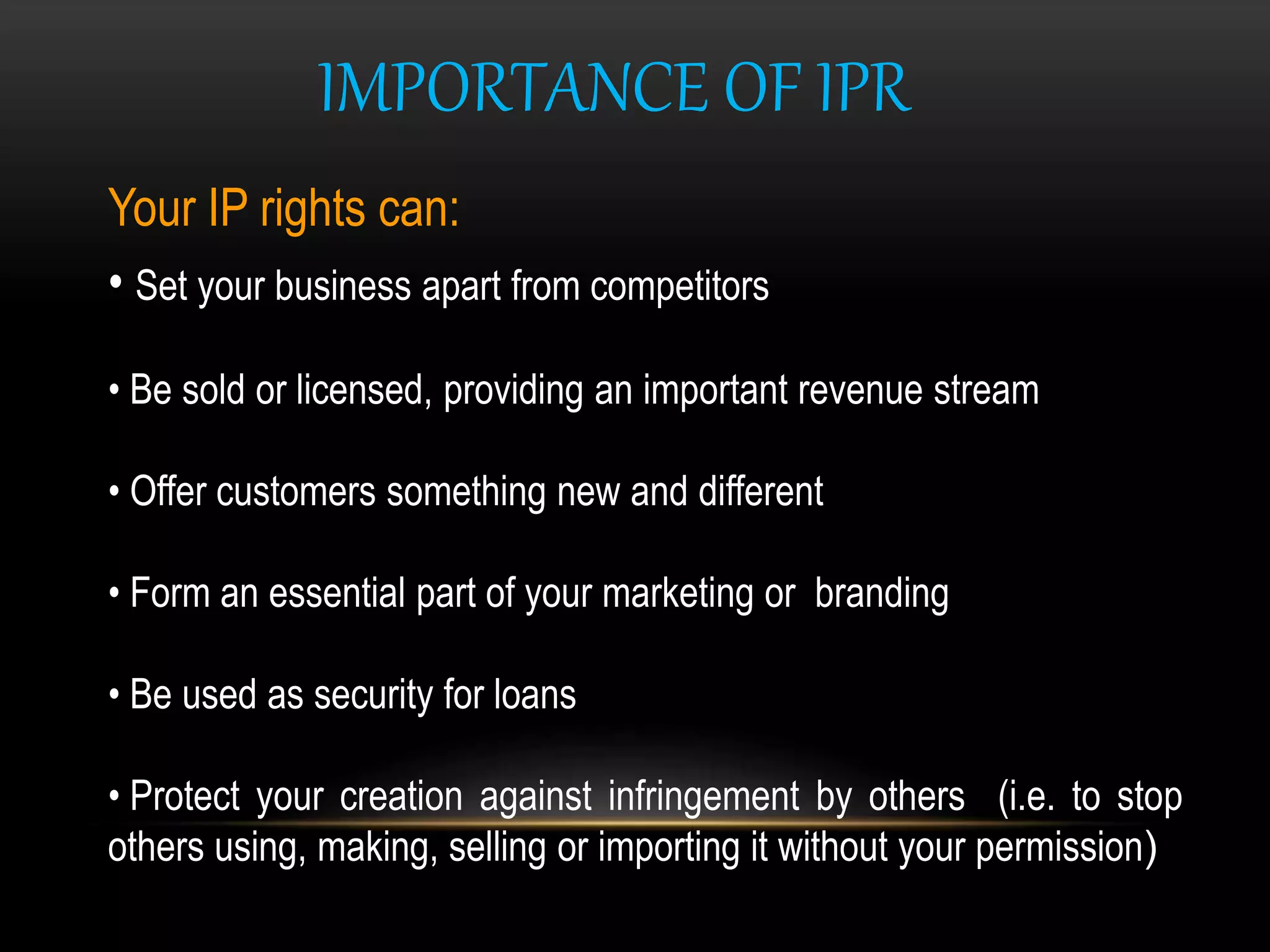 Intellectual Property Rights presentation | PPTX
