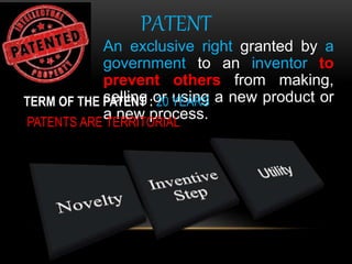 Intellectual Property Rights presentation | PPTX