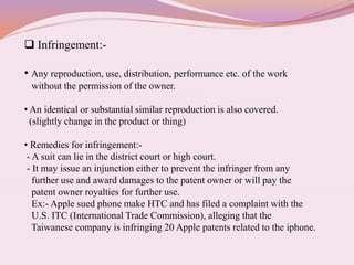 INTELLECTUAL PROPERTY RIGHT(IPR) | PPTX