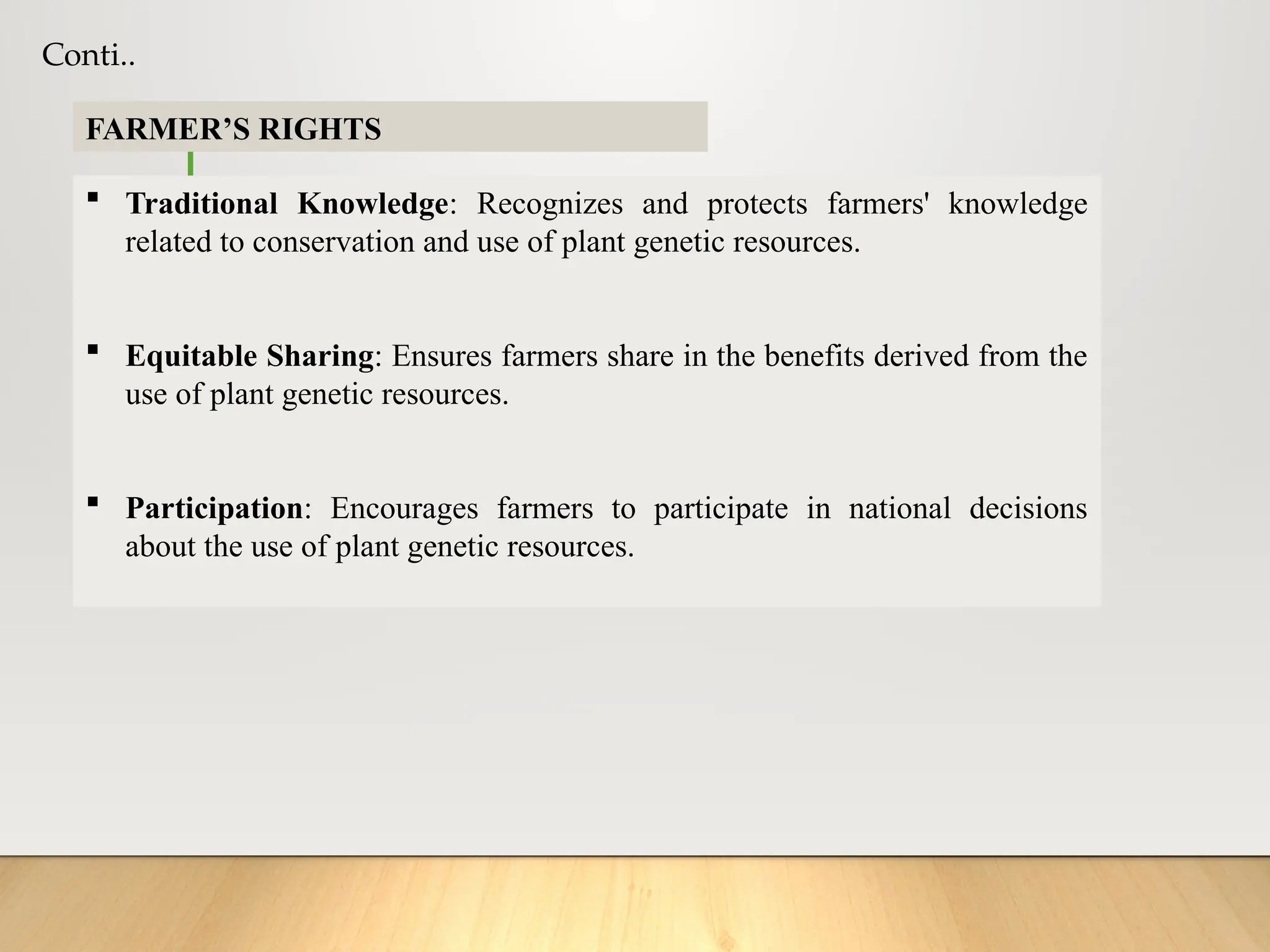ipr presentation IPTGFRA TREATY and their scope advantage | PPT