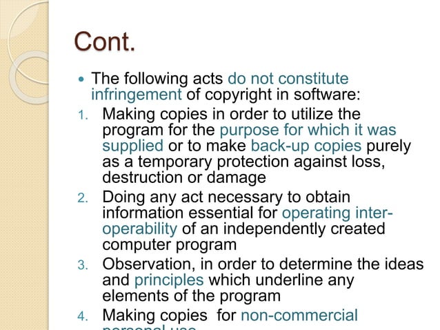 IPR protection to computer softwares | PPTX