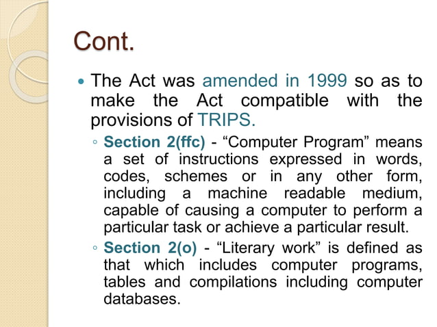 IPR protection to computer softwares | PPTX