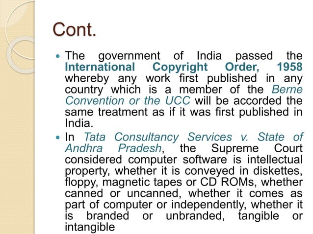IPR protection to computer softwares | PPTX