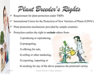 IPR protection of plants | PDF