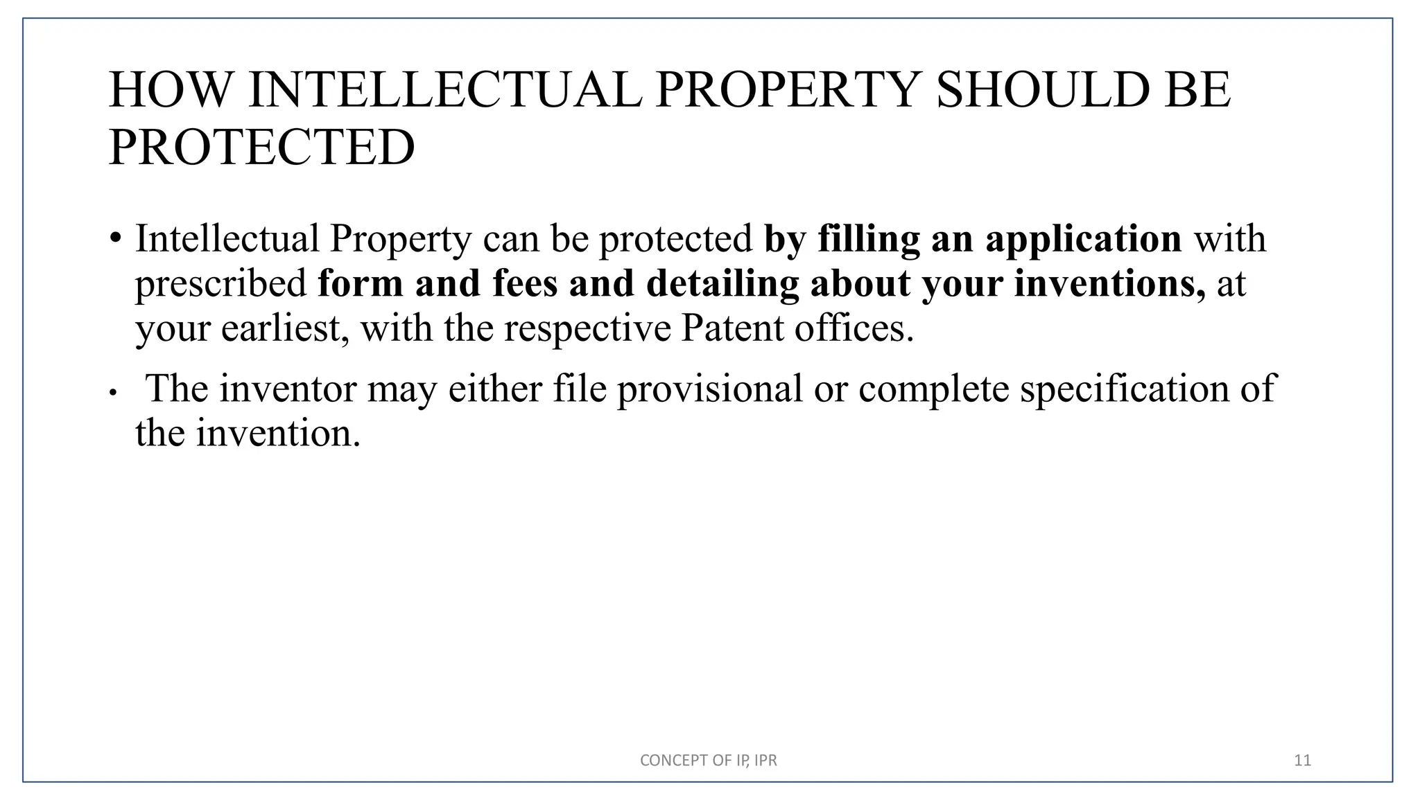 INTELLECTUAL PROPERTY RIGHTS (IPR) PPT | PPTX
