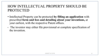 INTELLECTUAL PROPERTY RIGHTS (IPR) PPT | PPTX