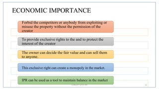 INTELLECTUAL PROPERTY RIGHTS (IPR) PPT | PPTX