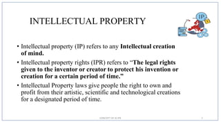 INTELLECTUAL PROPERTY RIGHTS (IPR) PPT | PPTX