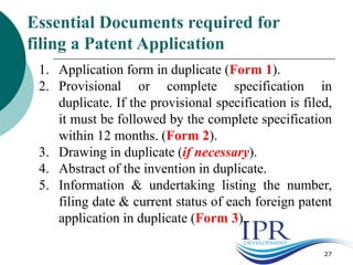 Basics of IPRs by Dr. sujit kumar | PPT