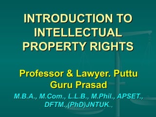 introduction to IPRs | PPT