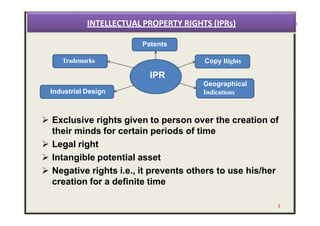 Intellectual property rights presentation | PPTX