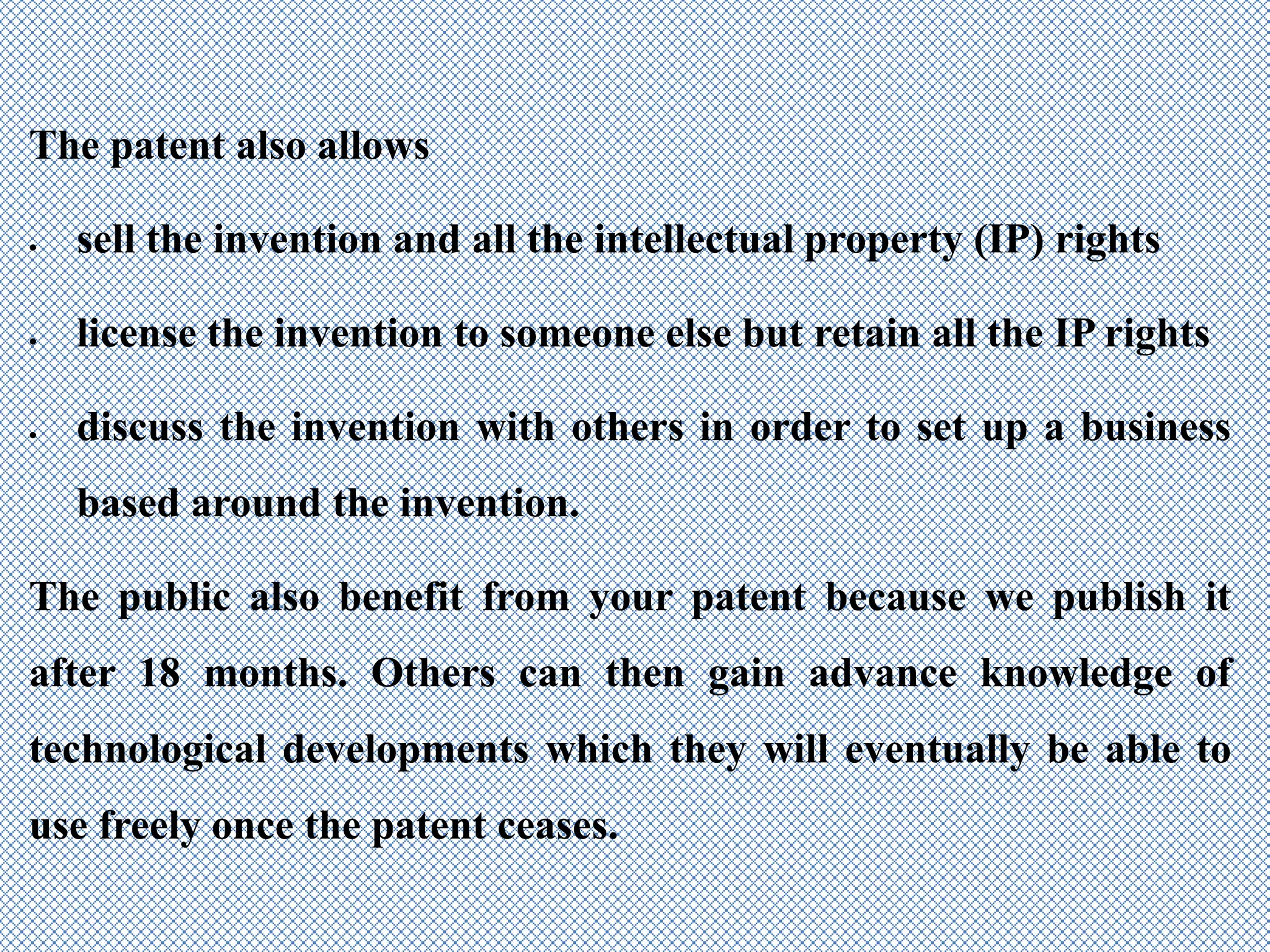 PATENTS AND COPYRIGHT | PPTX