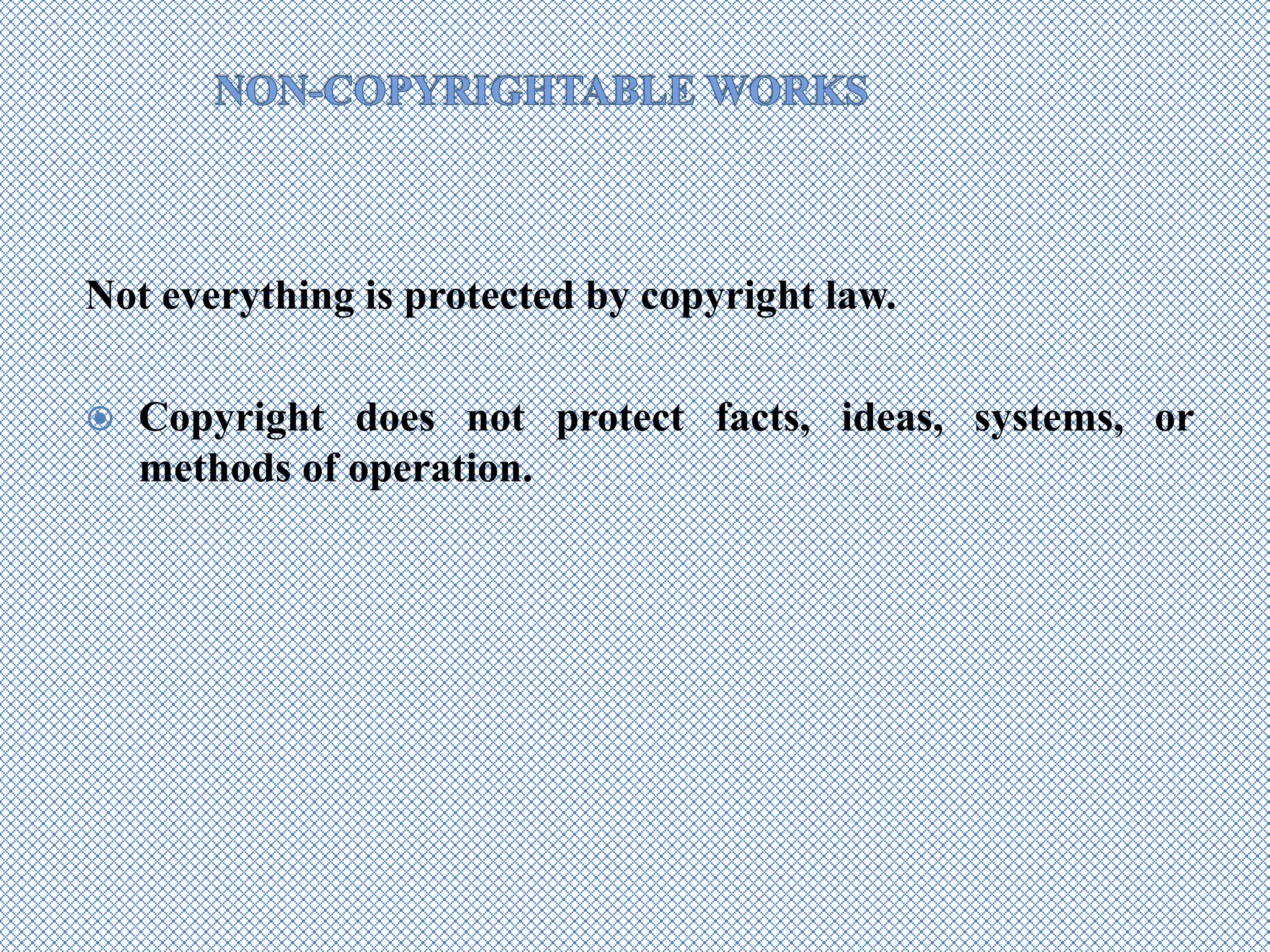 PATENTS AND COPYRIGHT | PPTX