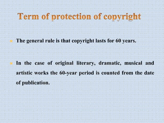 PATENTS AND COPYRIGHT | PPTX