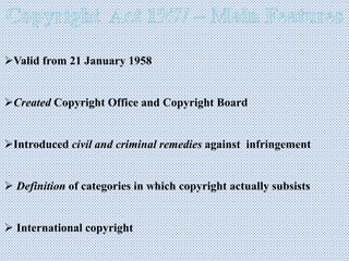 PATENTS AND COPYRIGHT | PPTX
