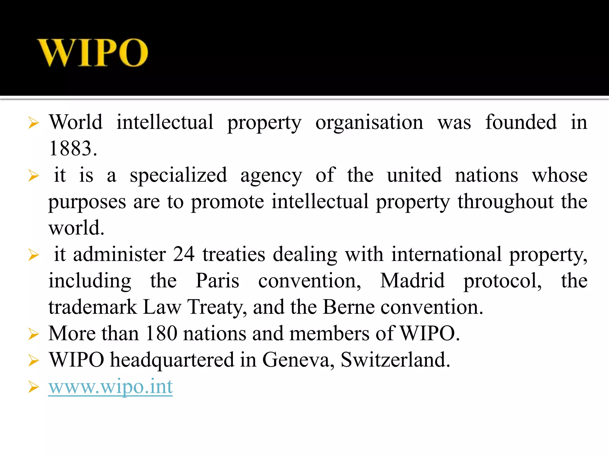 Ipr unit 1 | PPTX