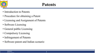 IPR Unit 2 Part 2 Patenting Procedure.ppt