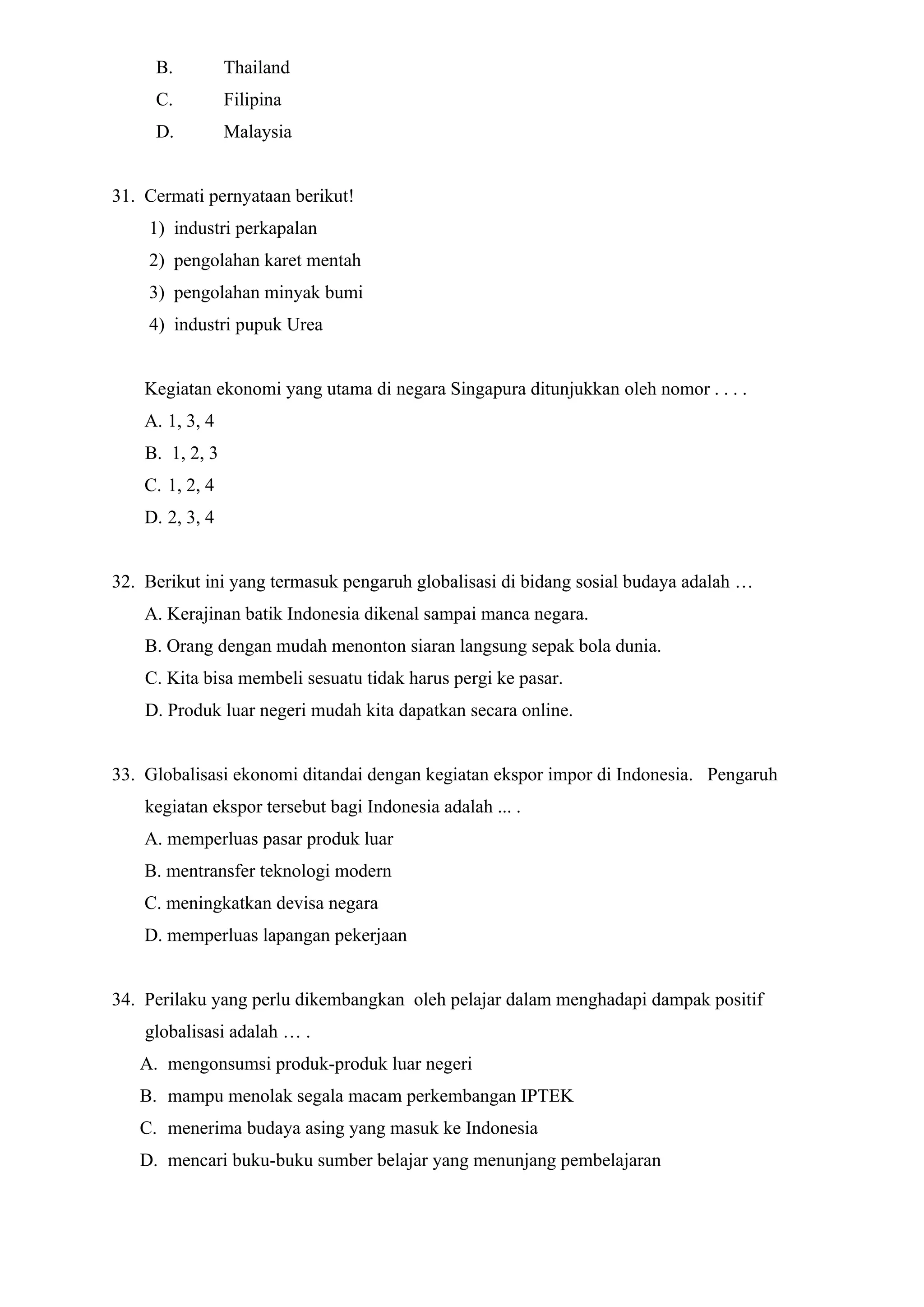 latihan soal mata pelajaran IPS dokumen.doc