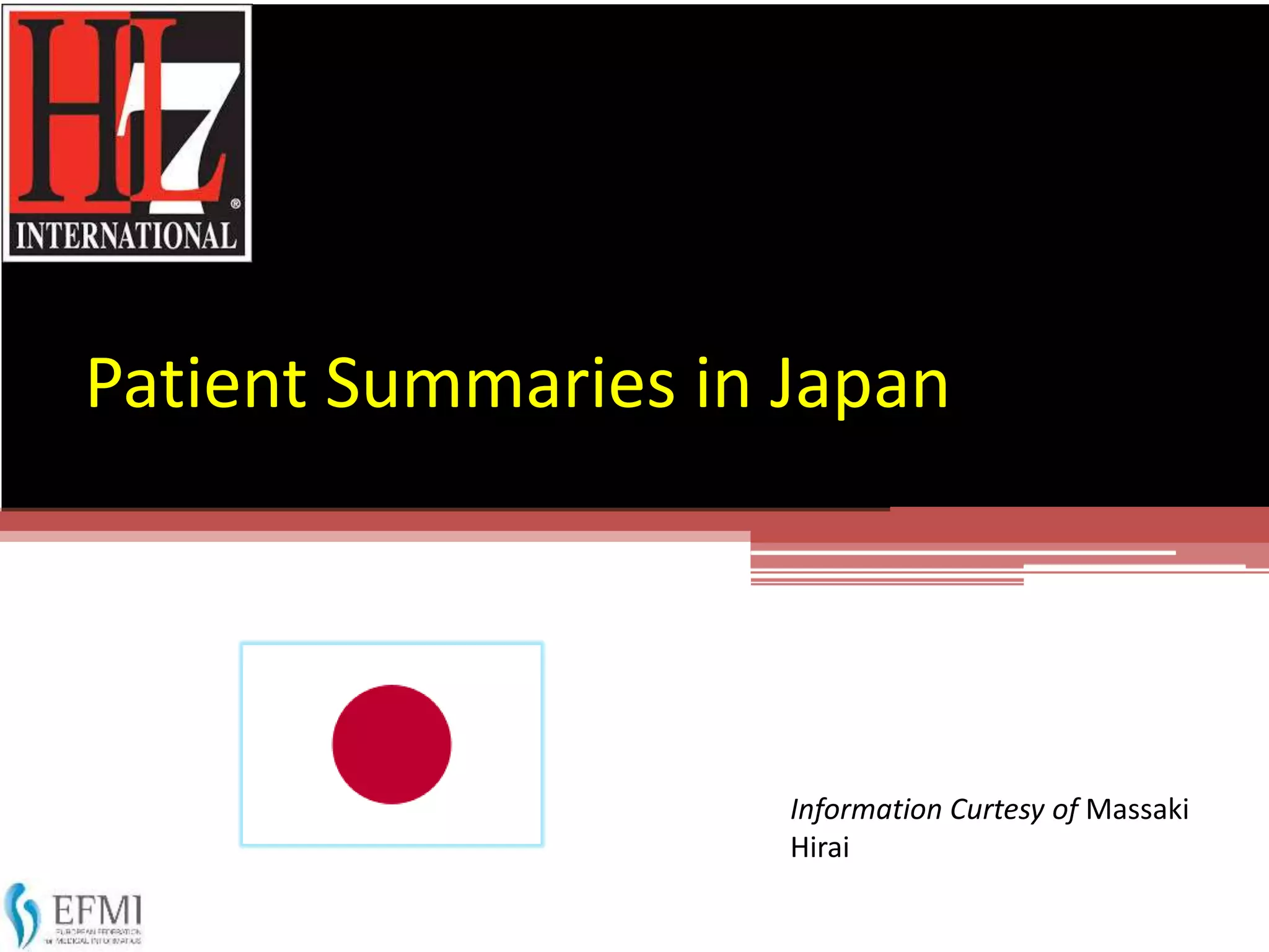 International Patient Summary Workshop | PPT