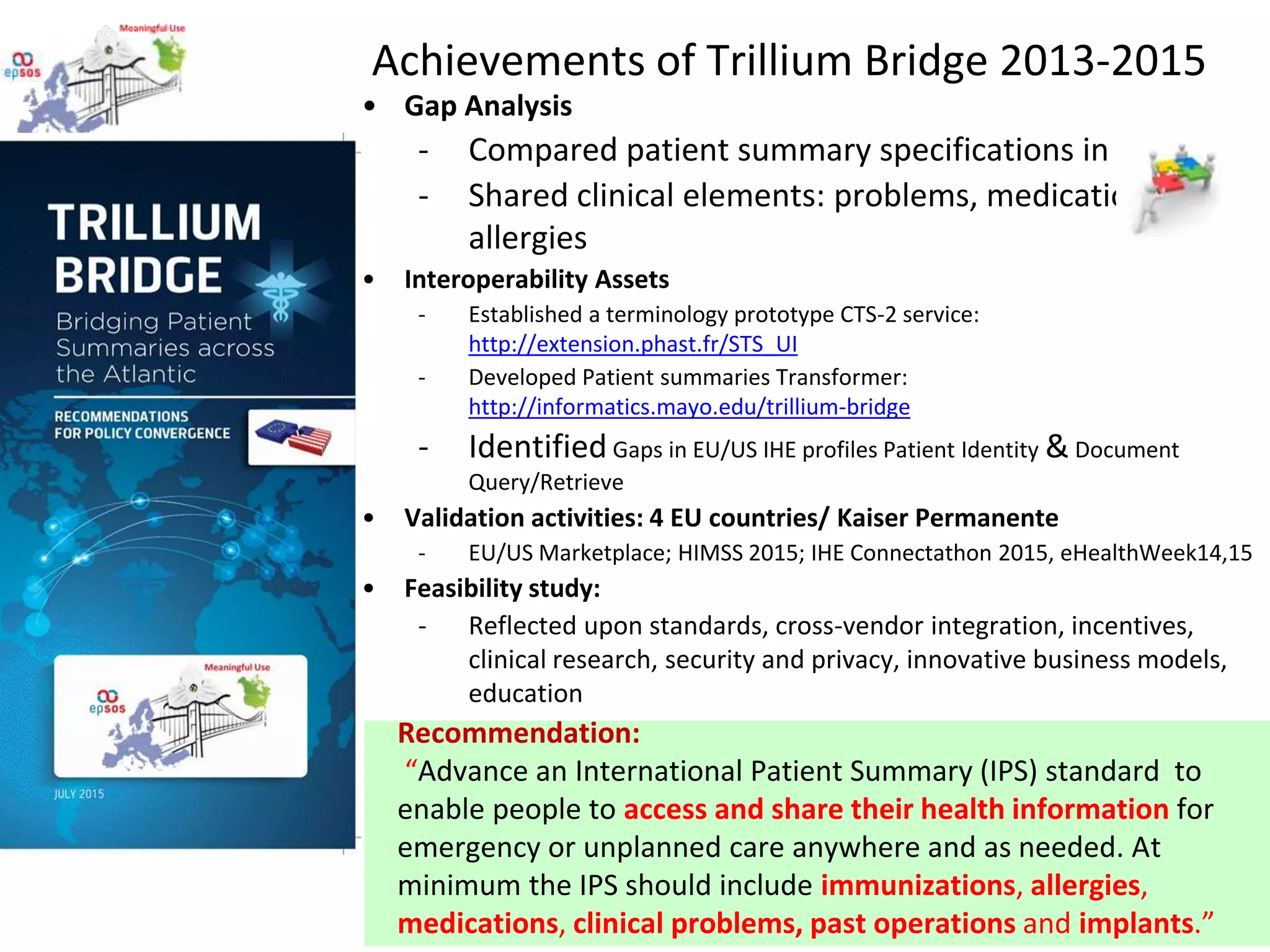 International Patient Summary Workshop | PPT