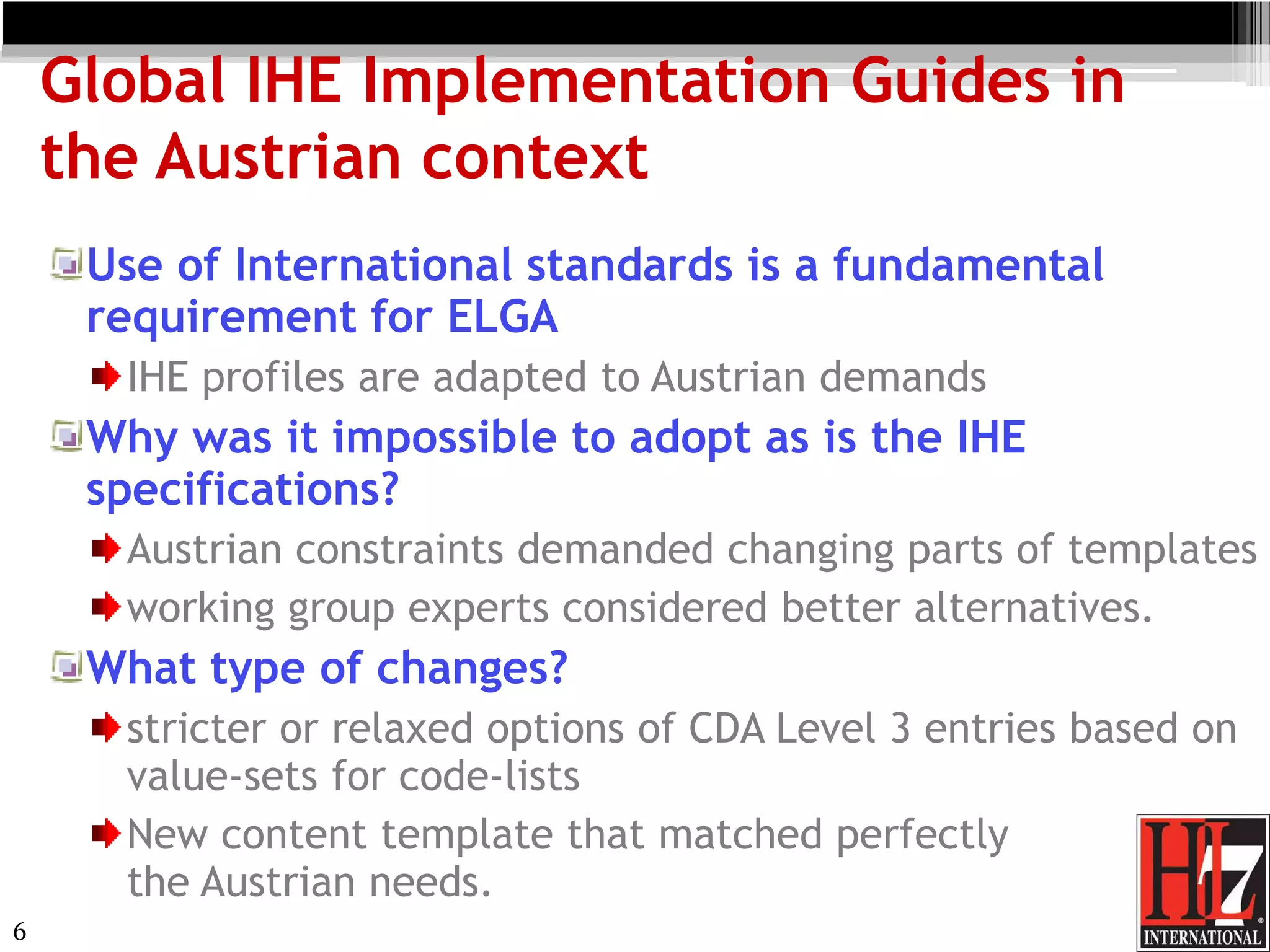International Patient Summary Workshop | PPT