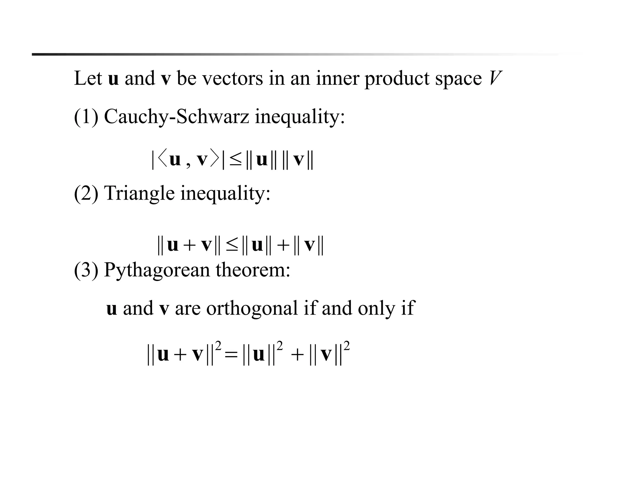 Inner Product Space | PPTX