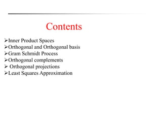 Inner Product Space | PPTX