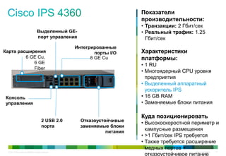 Cisco IPS 4300 | PPT